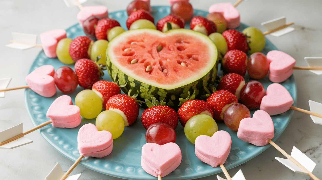 Adorable Cupid’s Arrow Fruit Skewers Recipe - Cozy Cadence