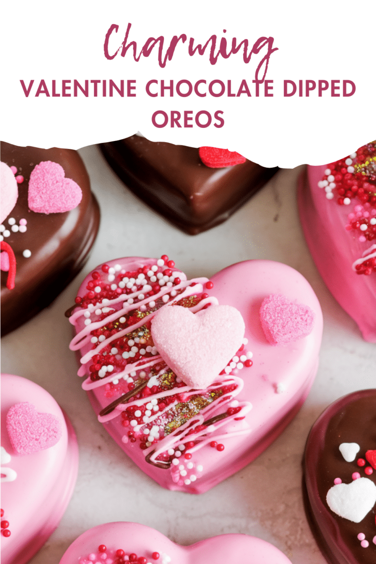 Charming Heart-Shaped Chocolate-Covered Oreos Recipe - Cozy Cadence