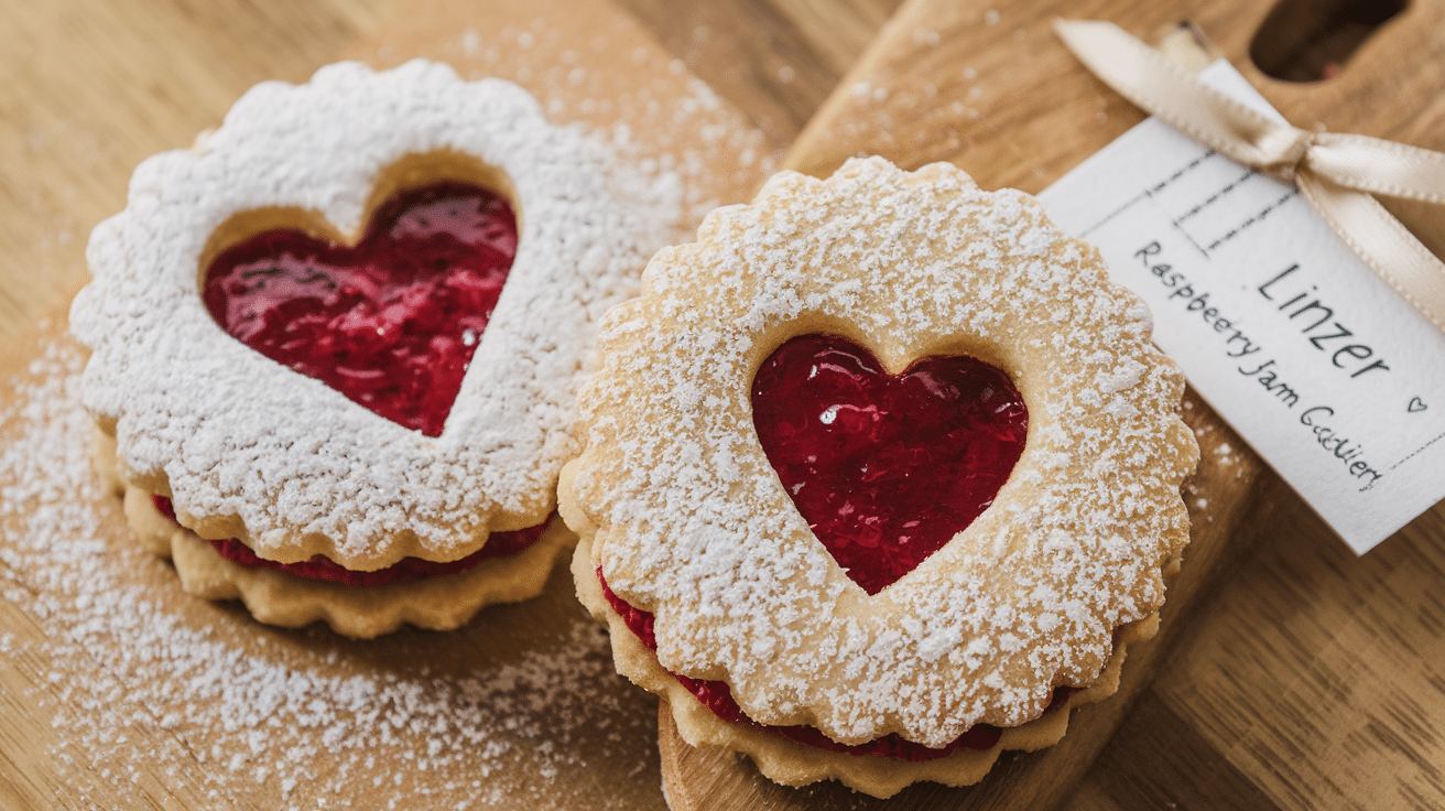 Elegant Raspberry Almond Linzer Cookies Recipe - Cozy Cadence