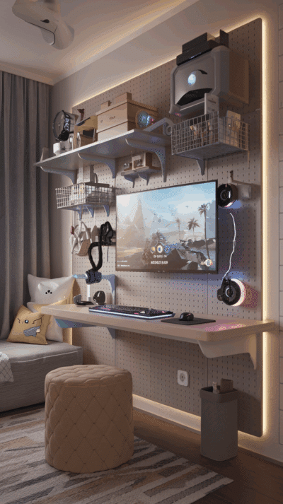 23 Best Cozy Gaming Room Ideas for Kids That They’ll Love - Cozy Cadence