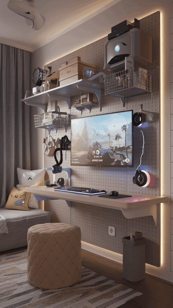 23 Best Cozy Gaming Room Ideas for Kids That They’ll Love - Cozy Cadence