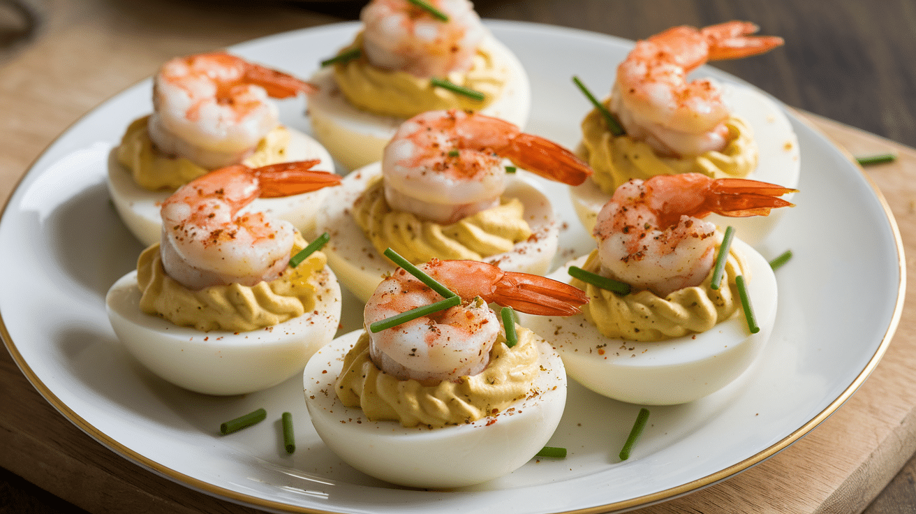 Bold and Spicy Cajun Shrimp & Creole Mustard Deviled Eggs Recipe - Cozy ...