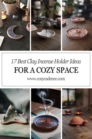 17 Best Clay Incense Holder Ideas to Elevate Your Space - Cozy Cadence