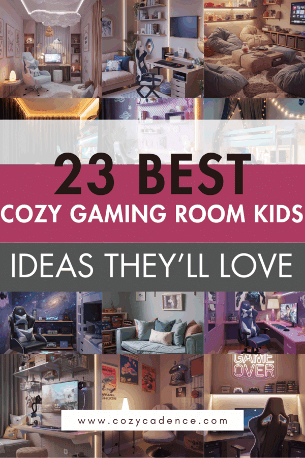 23 Best Cozy Gaming Room Ideas for Kids That They’ll Love - Cozy Cadence