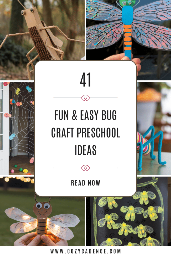 41 Fun Bug Craft Ideas for Preschoolers They’ll Love - Cozy Cadence