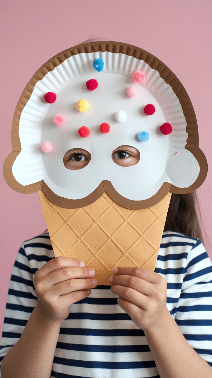 23 Easy & Fun Ice Cream Cone Crafts for Kids - Cozy Cadence