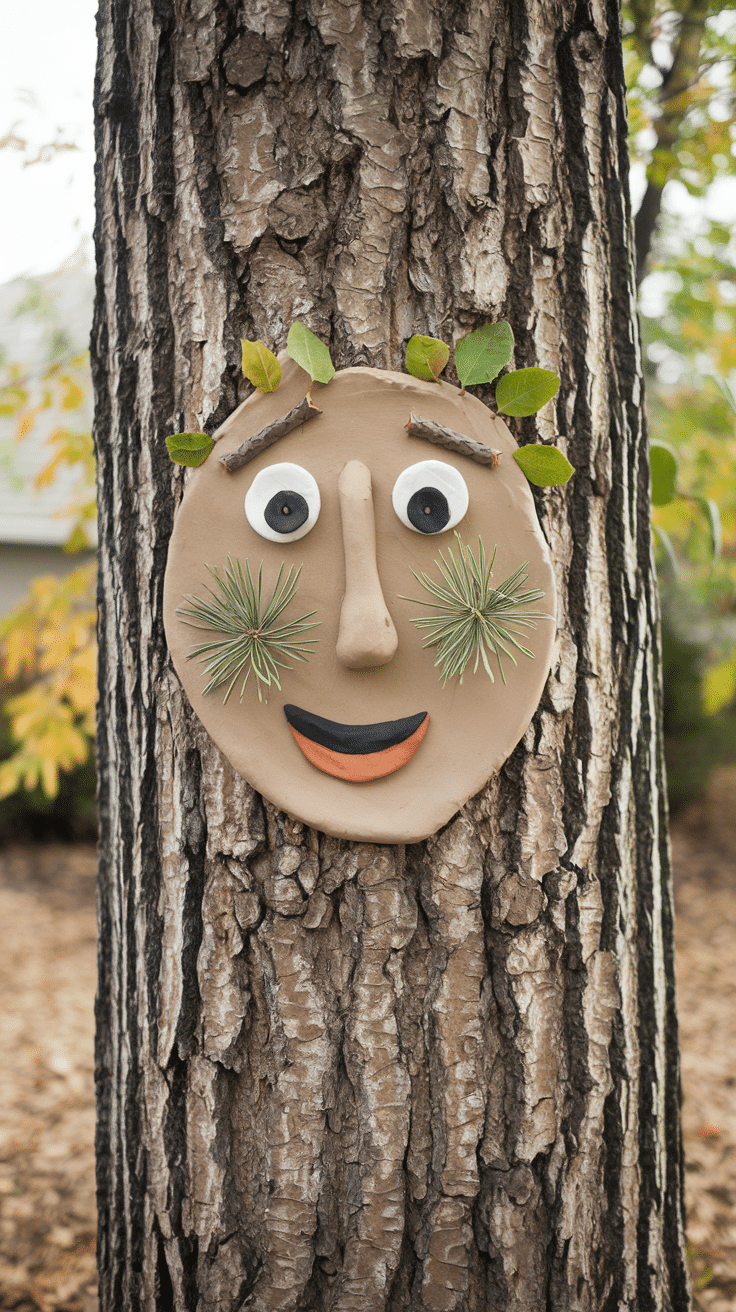 28 Creative Nature Faces Crafts for Kids to Explore the Outdoors - Cozy ...