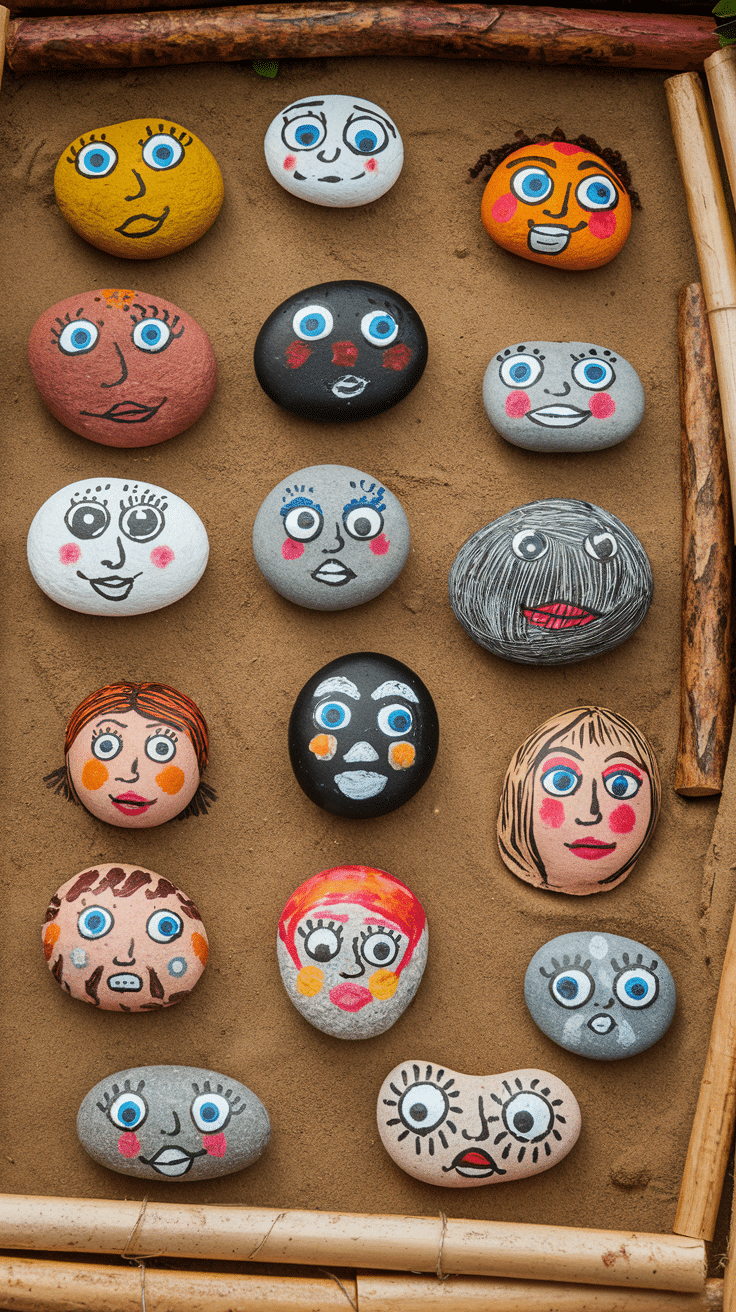 28 Creative Nature Faces Crafts for Kids to Explore the Outdoors - Cozy ...