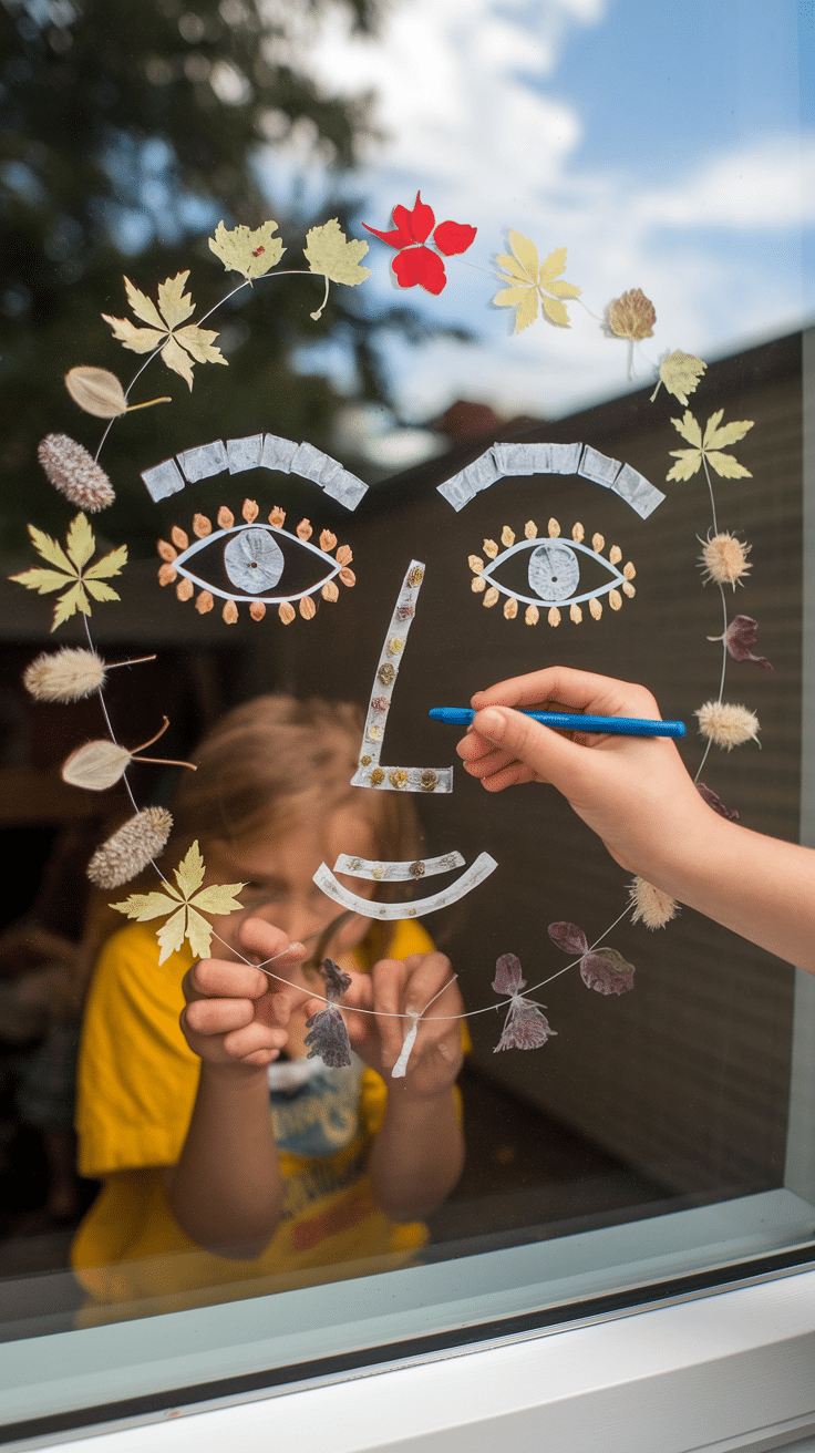 28 Creative Nature Faces Crafts for Kids to Explore the Outdoors - Cozy ...