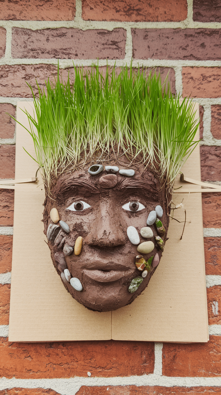 28 Creative Nature Faces Crafts for Kids to Explore the Outdoors - Cozy ...