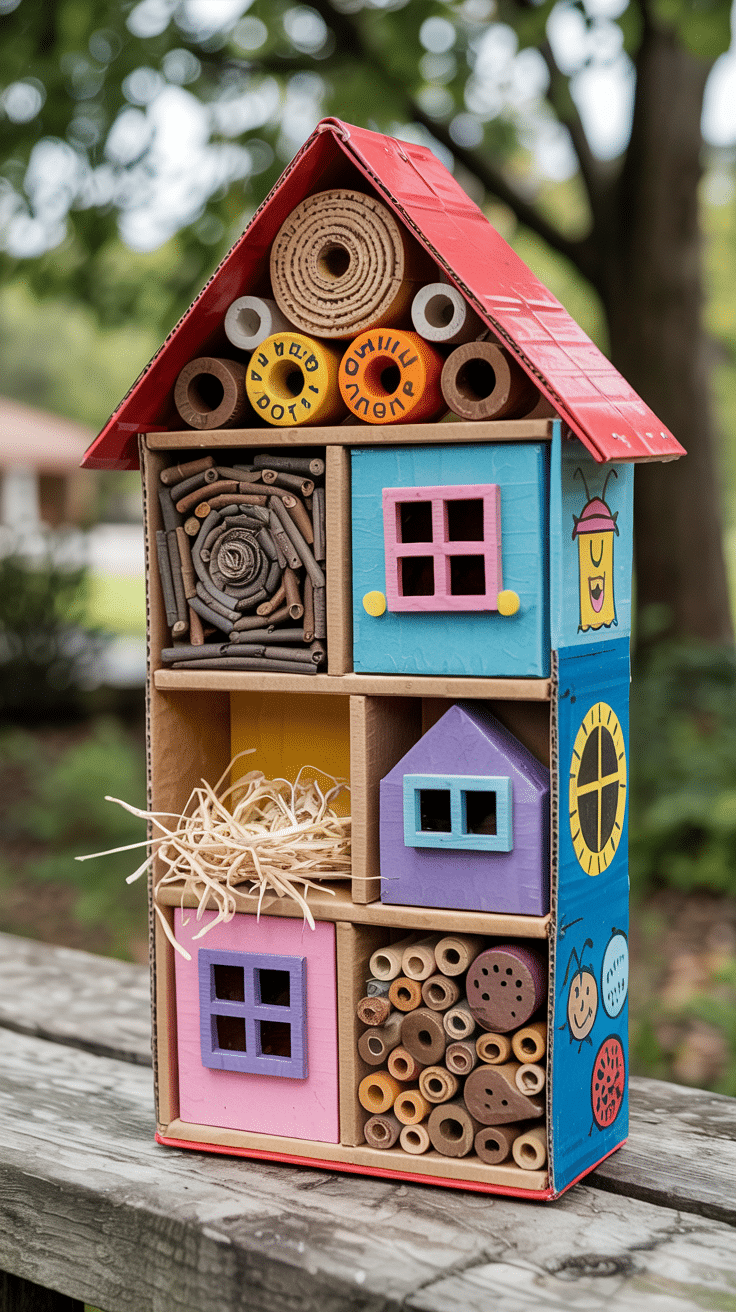 22 Bug Hotel DIY Ideas for Kids That Make Backyard Science Fun 🐞🏡 ...