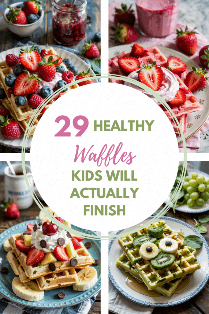 29 Healthy Waffles for Kids That Are Fun, Easy & Totally Yummy 🧇🍓 ...