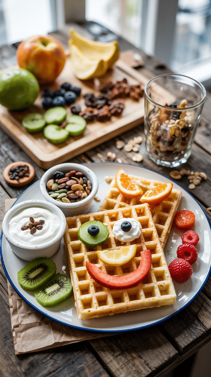 29 Healthy Waffles for Kids That Are Fun, Easy & Totally Yummy 🧇🍓 ...