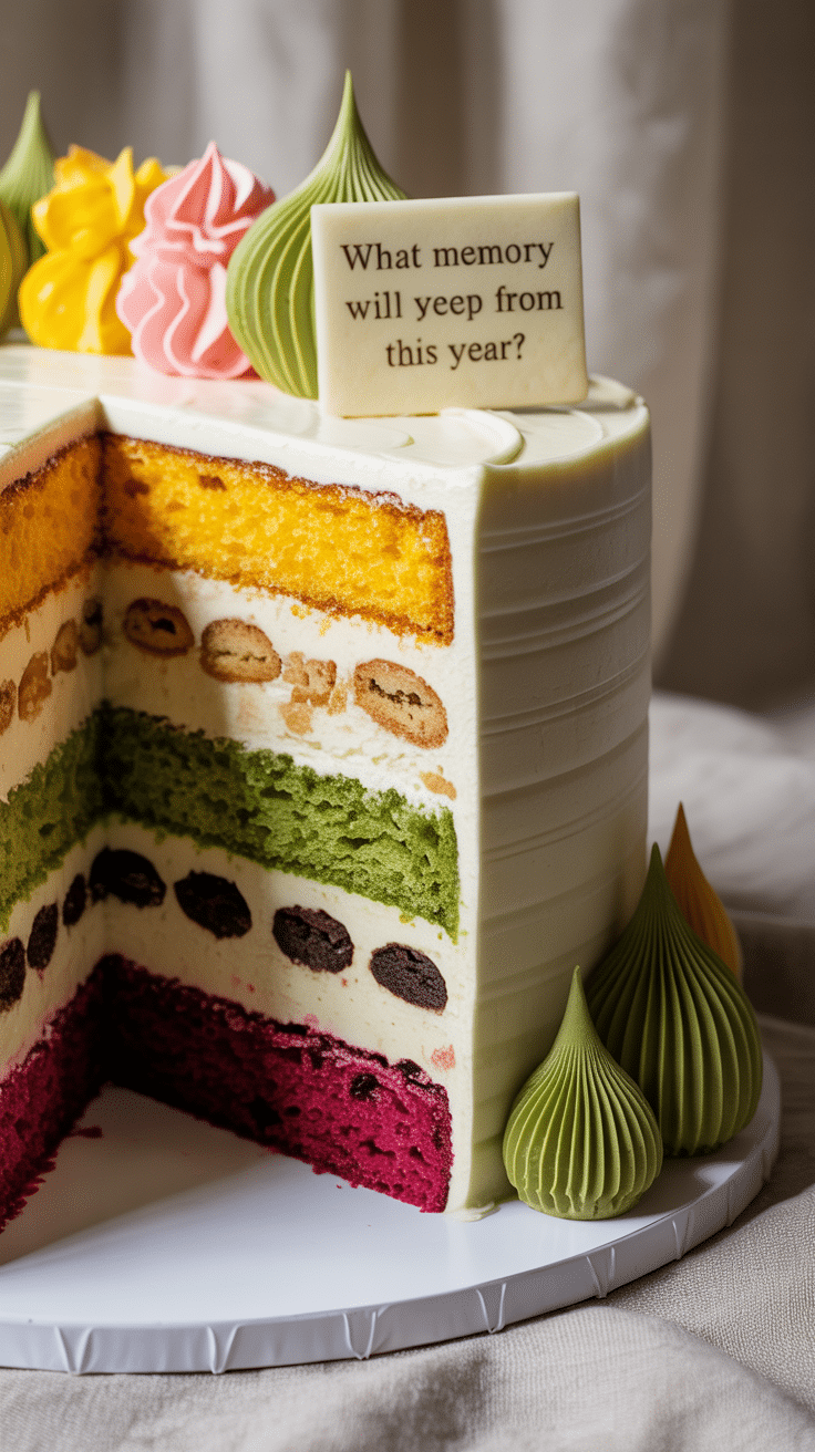 19 New Year Cake Ideas That Will Sweeten Your Celebration - Cozy Cadence