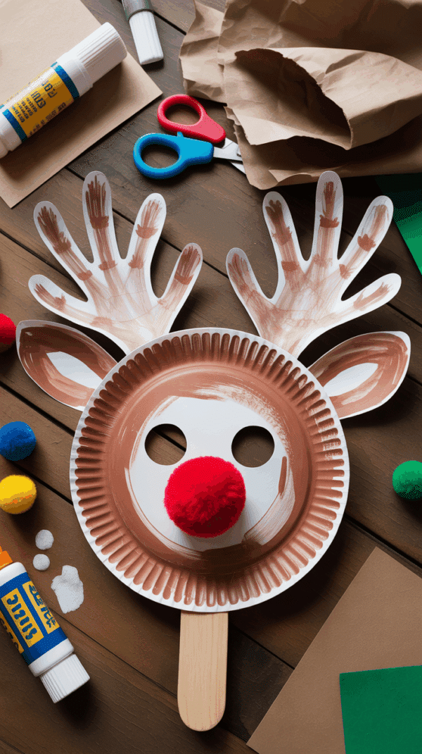 21 Easy Reindeer Crafts for Kids - Cozy Cadence