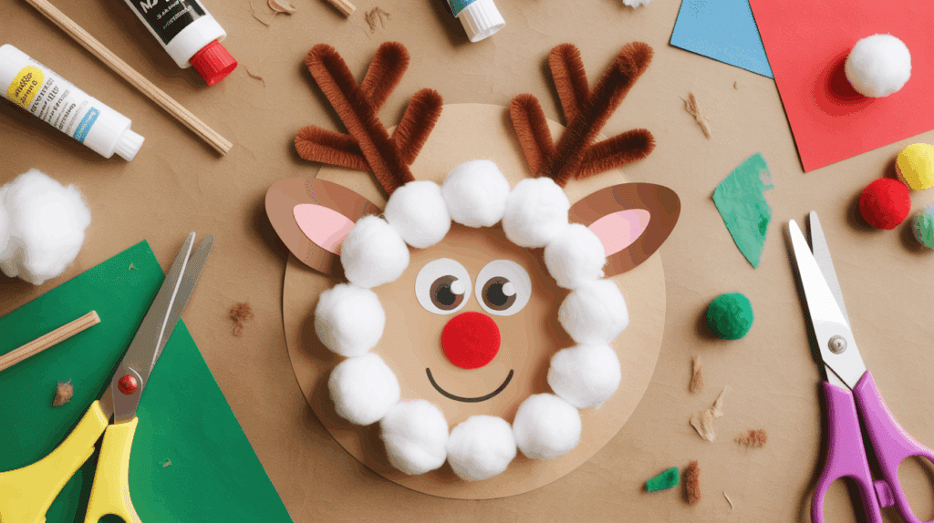 21 Easy Reindeer Crafts for Kids - Cozy Cadence