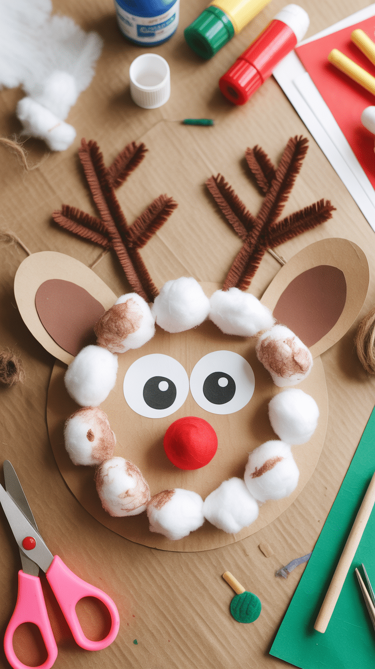 21 Easy Reindeer Crafts for Kids - Cozy Cadence