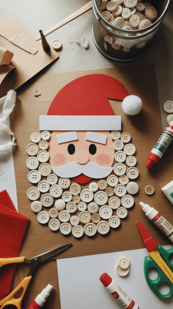 12 Santa Claus Crafts Kids Will Love Making - Cozy Cadence