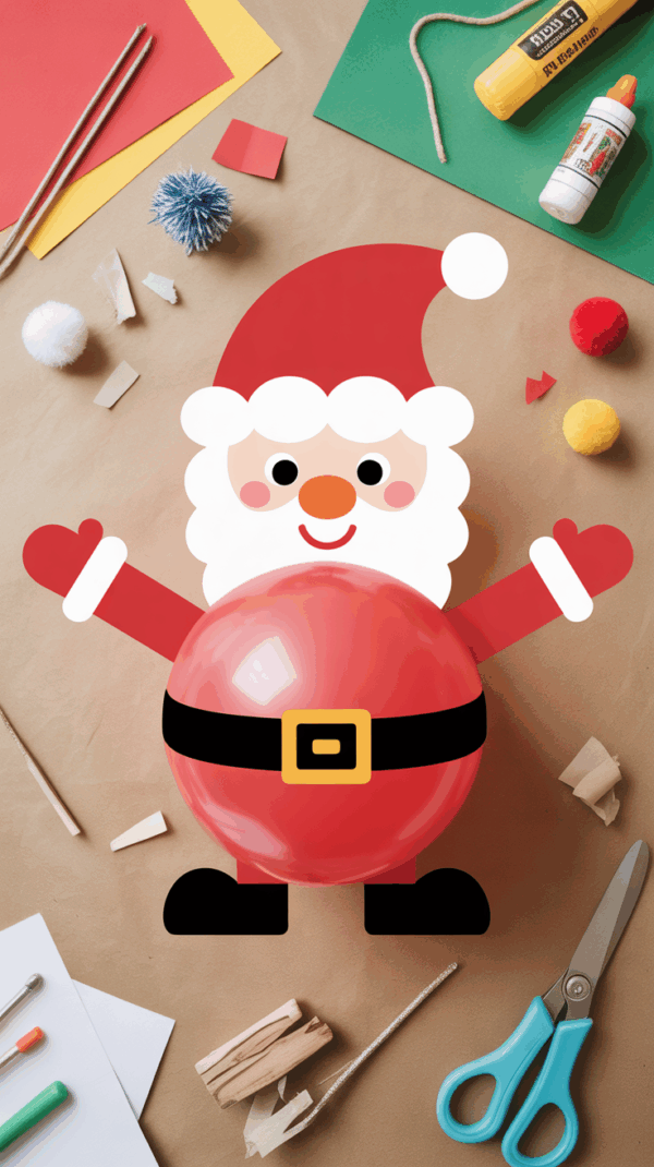 12 Santa Claus Crafts Kids Will Love Making - Cozy Cadence